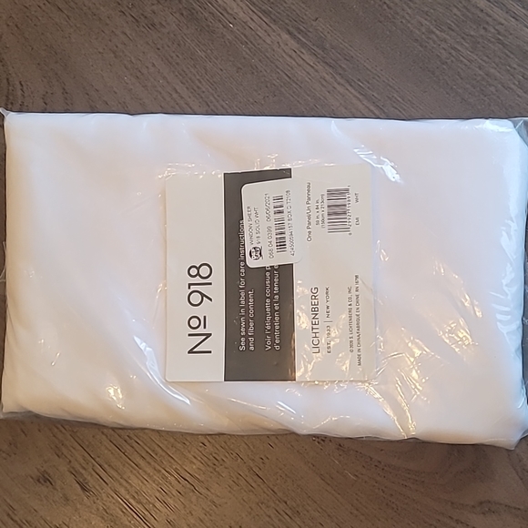 N.918 | Other | N98 One Window Panel Sheer Solid White 59 Inx 84 ...